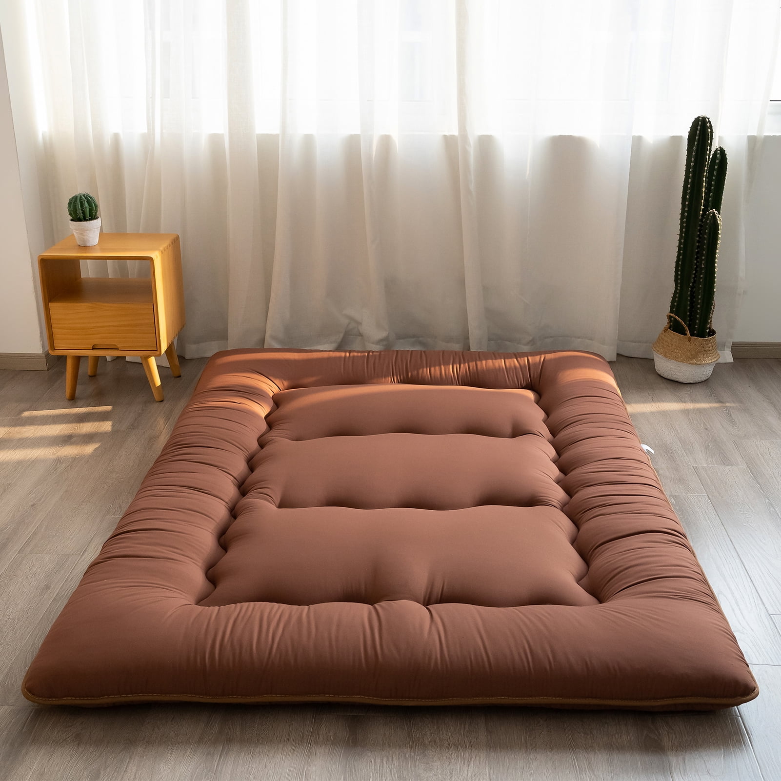 Futon Mattress Japanese Floor Mattress Thicken Futon Sleeping Pad for ...