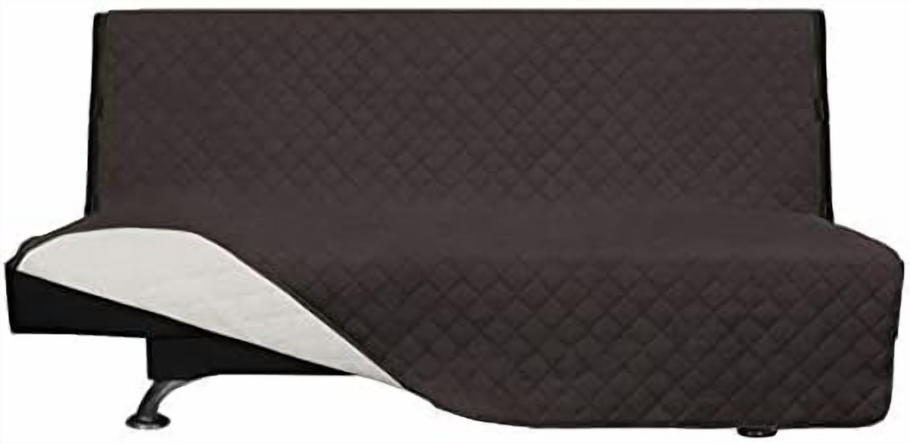 Futon Slipcover Reversible Sofa Cover Armless Couch Cover Water ...