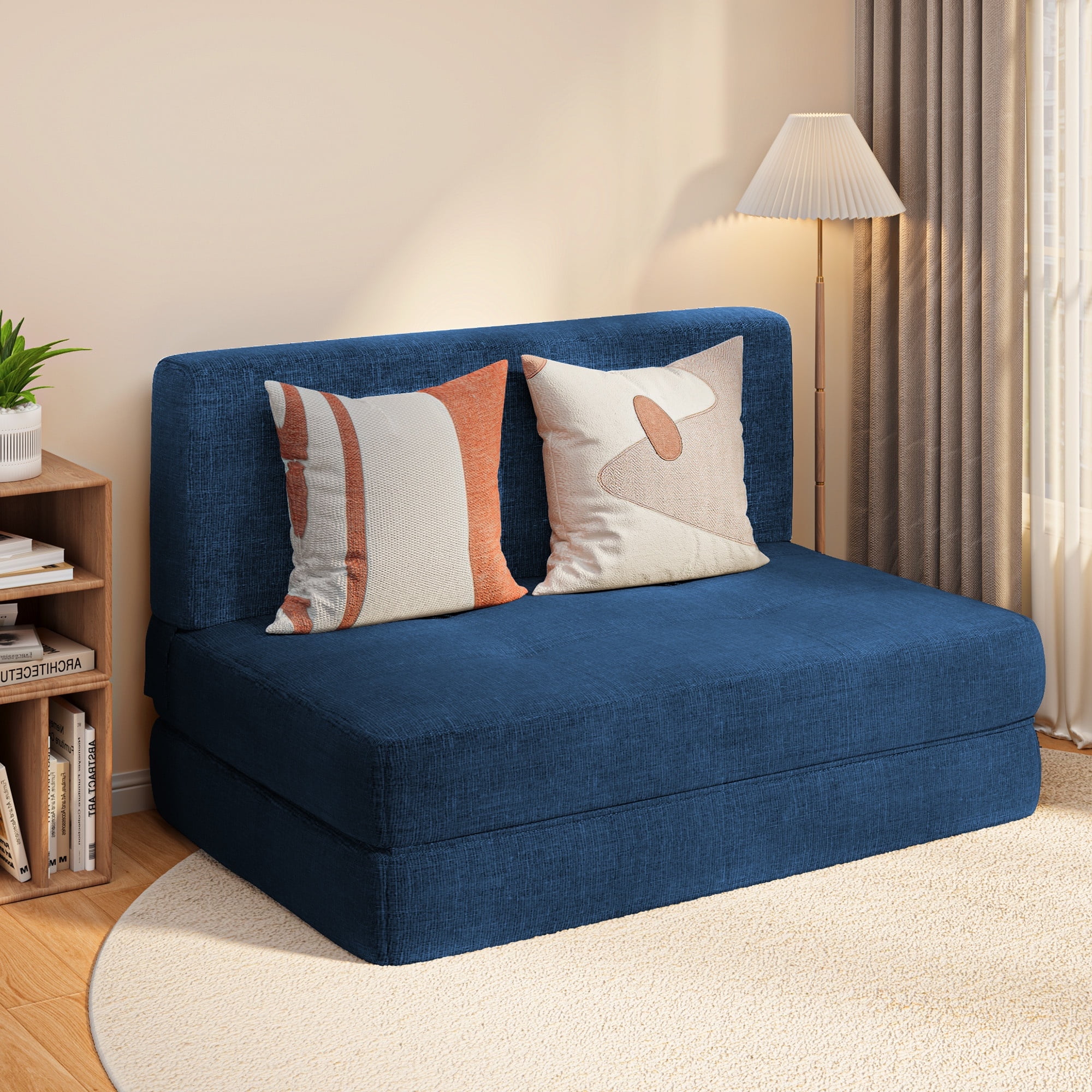 Futon Sofa Bed,Lofka 76"D Convertible Couch with Soft Cushion for ...