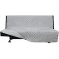 Futon Sofa Slipcover - Reversible Armless Couch Cover - Water Resistant ...