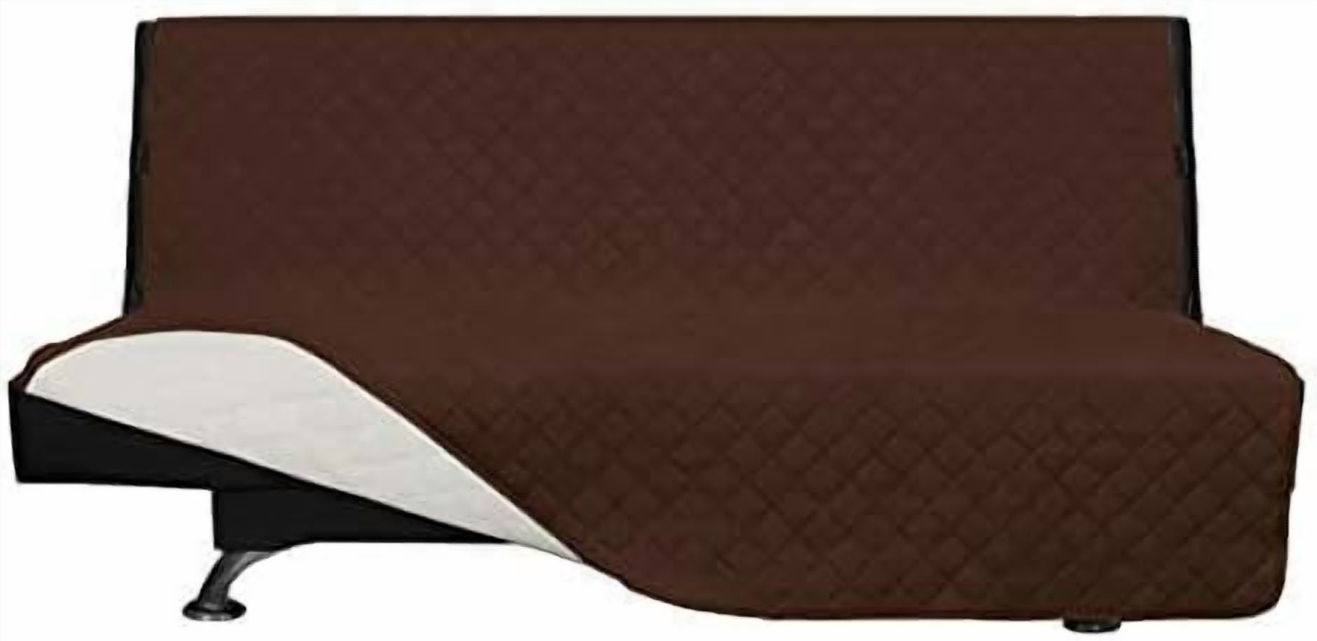 Futon Sofa Slipcover Reversible Sofa Cover Armless Couch Cover Water ...