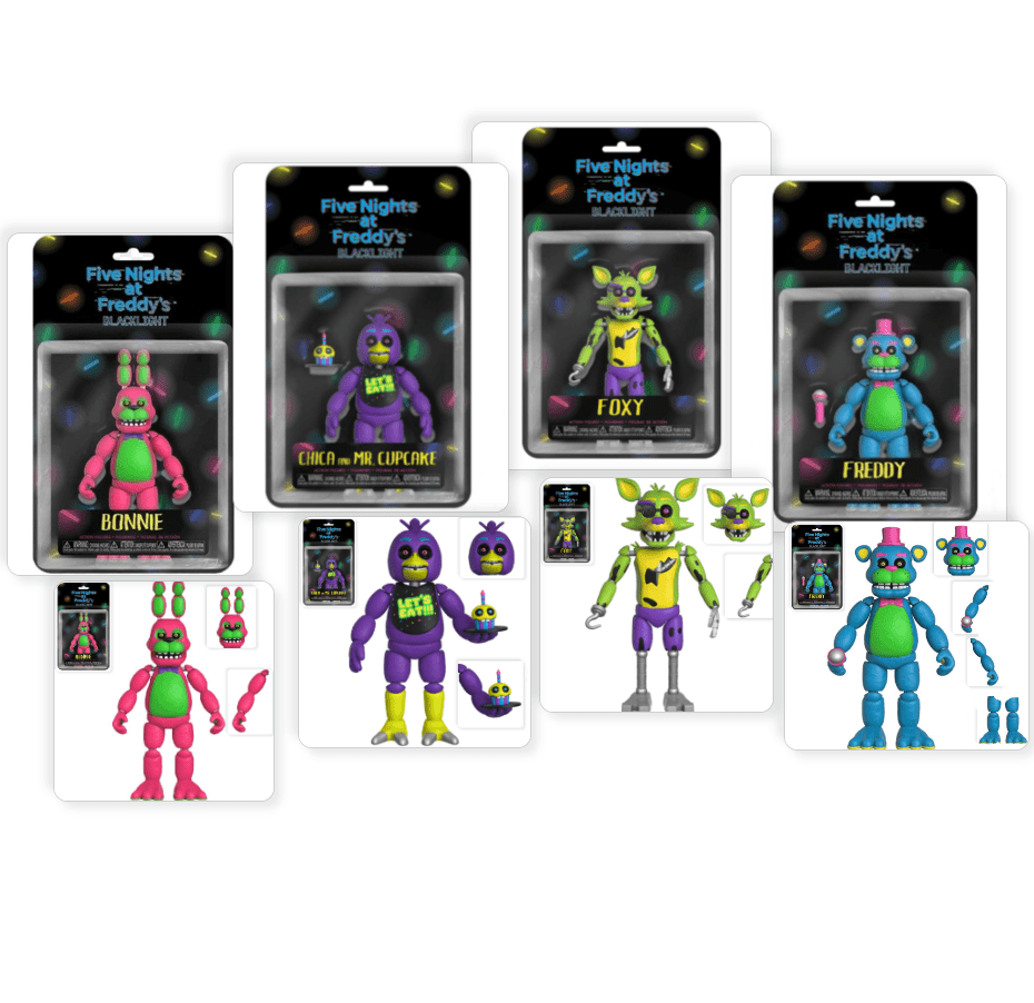 Futoy Five Nights at Freddy's Action Figures, Fnaf Action Figures ...