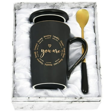 Christian Art Gifts Novelty Floral Ceramic Scripture Coffee & Tea Mug ...