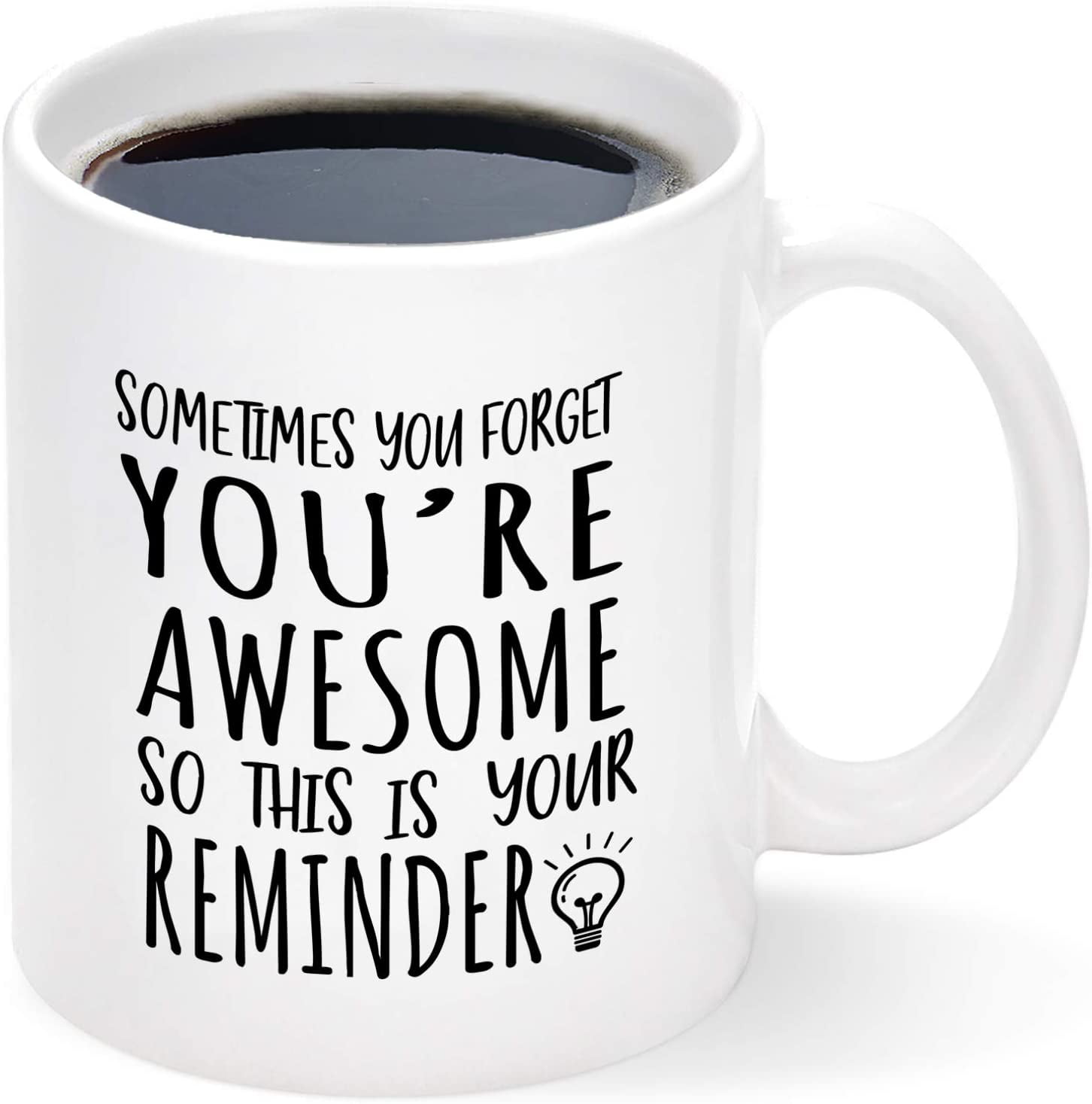 Futtumy 11oz Ceramic Mug, Inspirational Awesome Reminder, Ideal ...