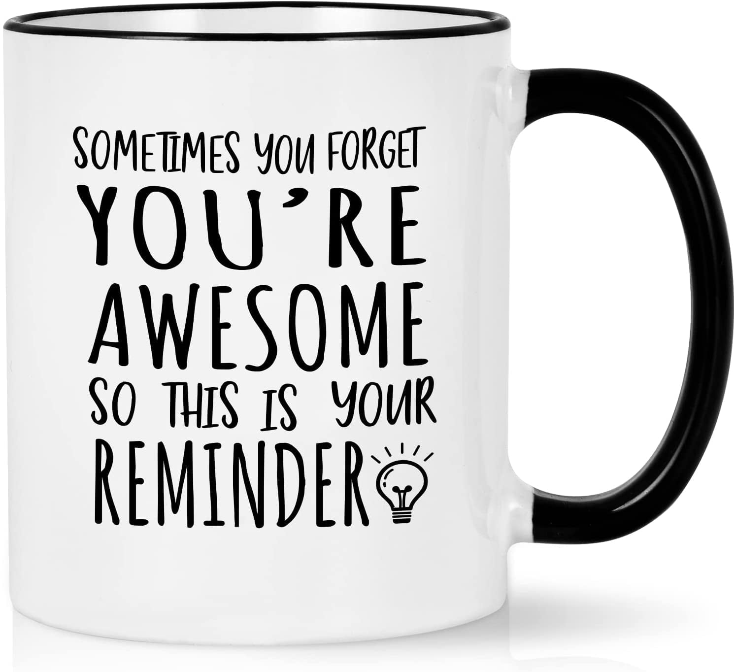 Futtumy 11 fl oz Ceramic Mug, 'You're Awesome' Quote, Birthday ...