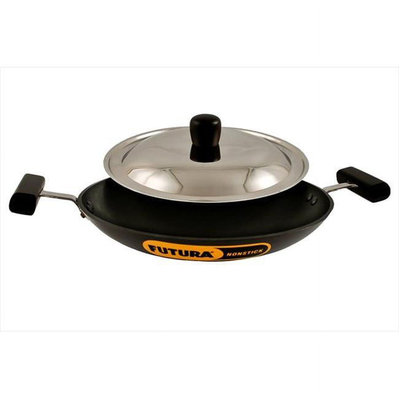 Futura Non-Stick Appachatty Breakfast Pan with Stainless Steel Lid ...