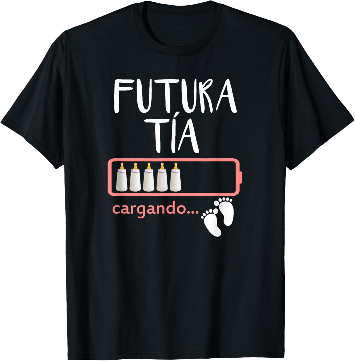 Futura Tia Spanish Pregnancy Announcement Aunt Gift T-Shirt Casual ...
