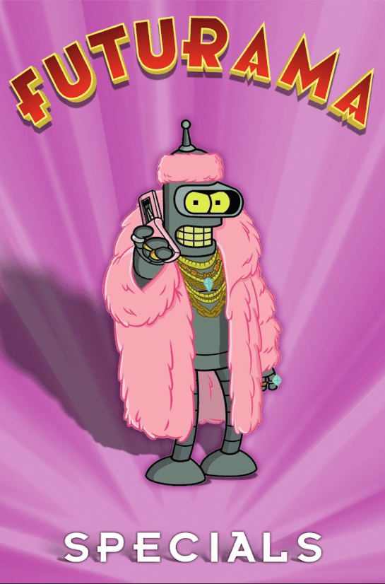 Futurama 1999 Poster 24x36 - Specials, Unique Sci-Fi Comedy Episodes ...