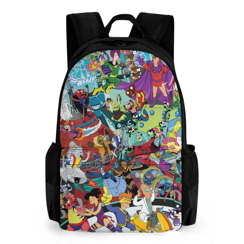 Futurama Animation Backpack Laptop Bag Student Satchel Schoolbag ...