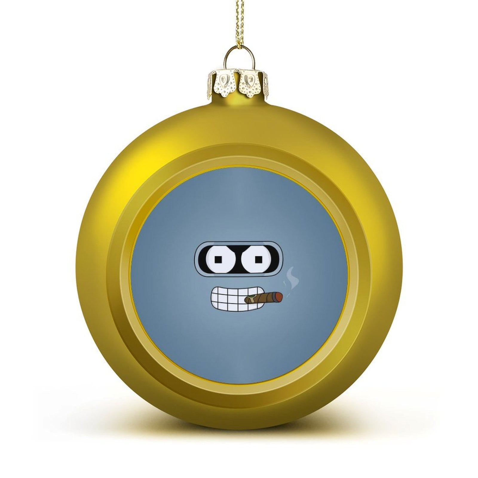 Futurama Bender Face Christmas Balls Decoration Xmas Gift Sparkling ...