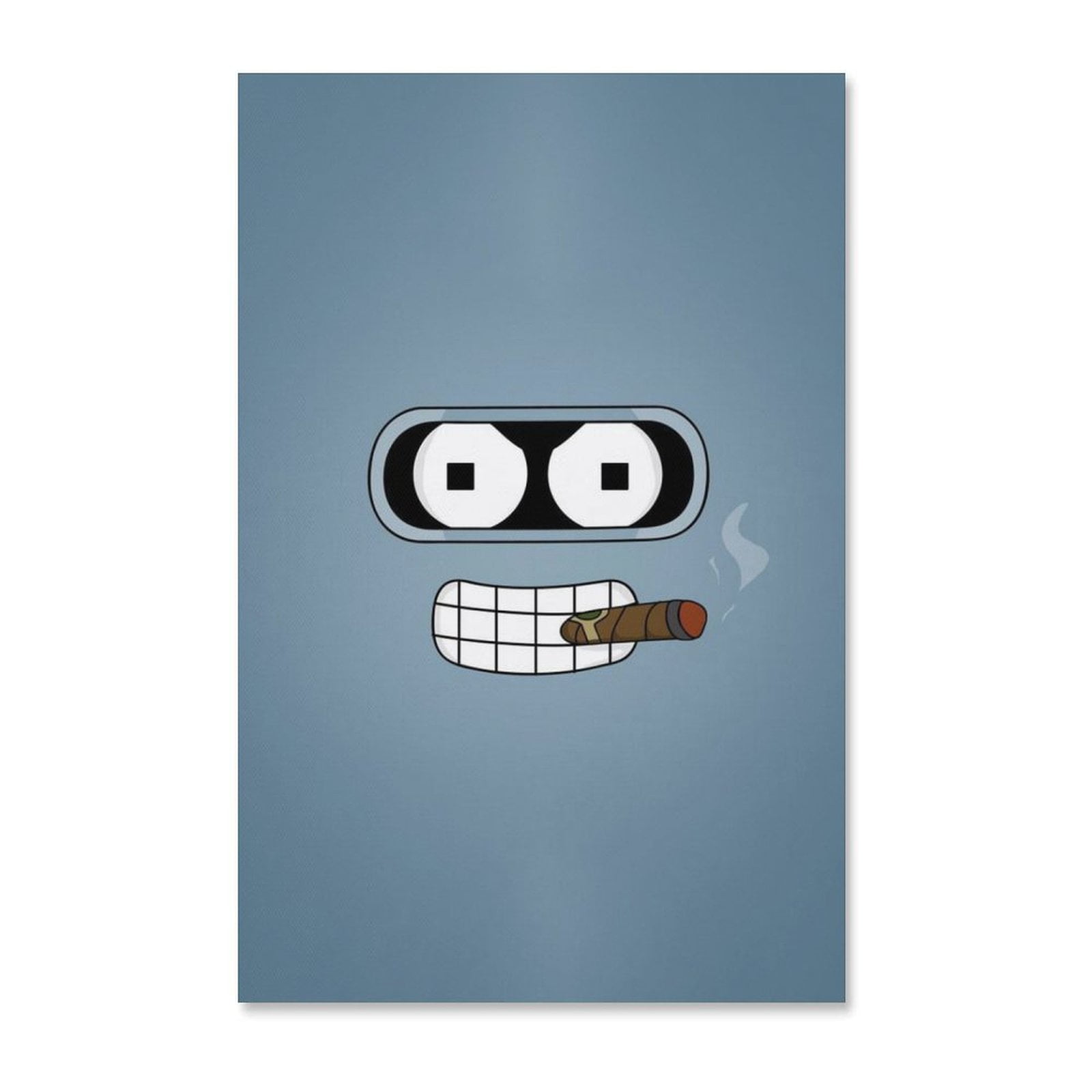 Futurama Bender Face Decorative Painting Canvas Wall Poster Art Picture ...