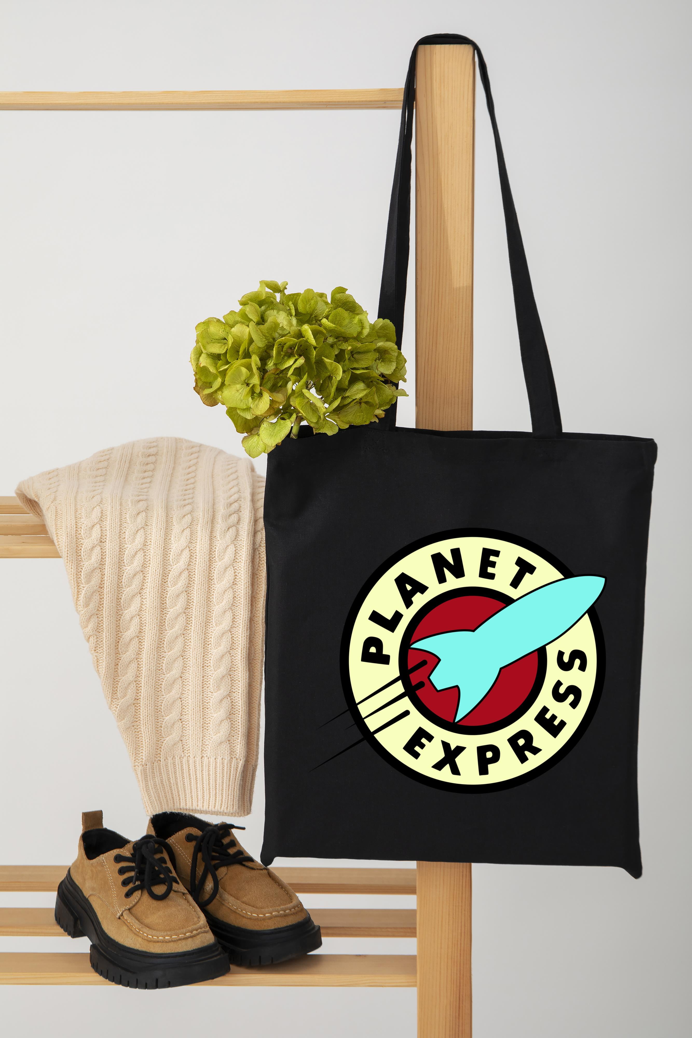 Futurama Cartoon Fry Bender Leela SciFi Comedy Animation TV ToTe Bag ...