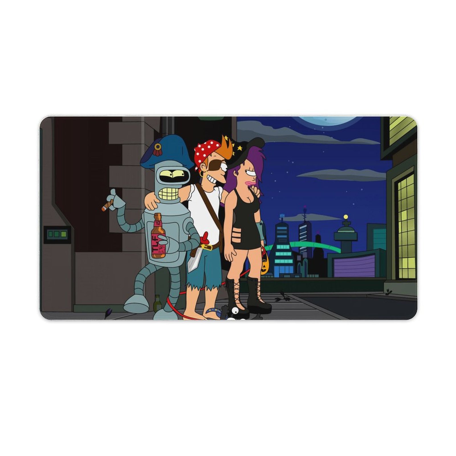 Futurama Character Mouse Pad No-sliped Large Mousepad Extended Gaming ...
