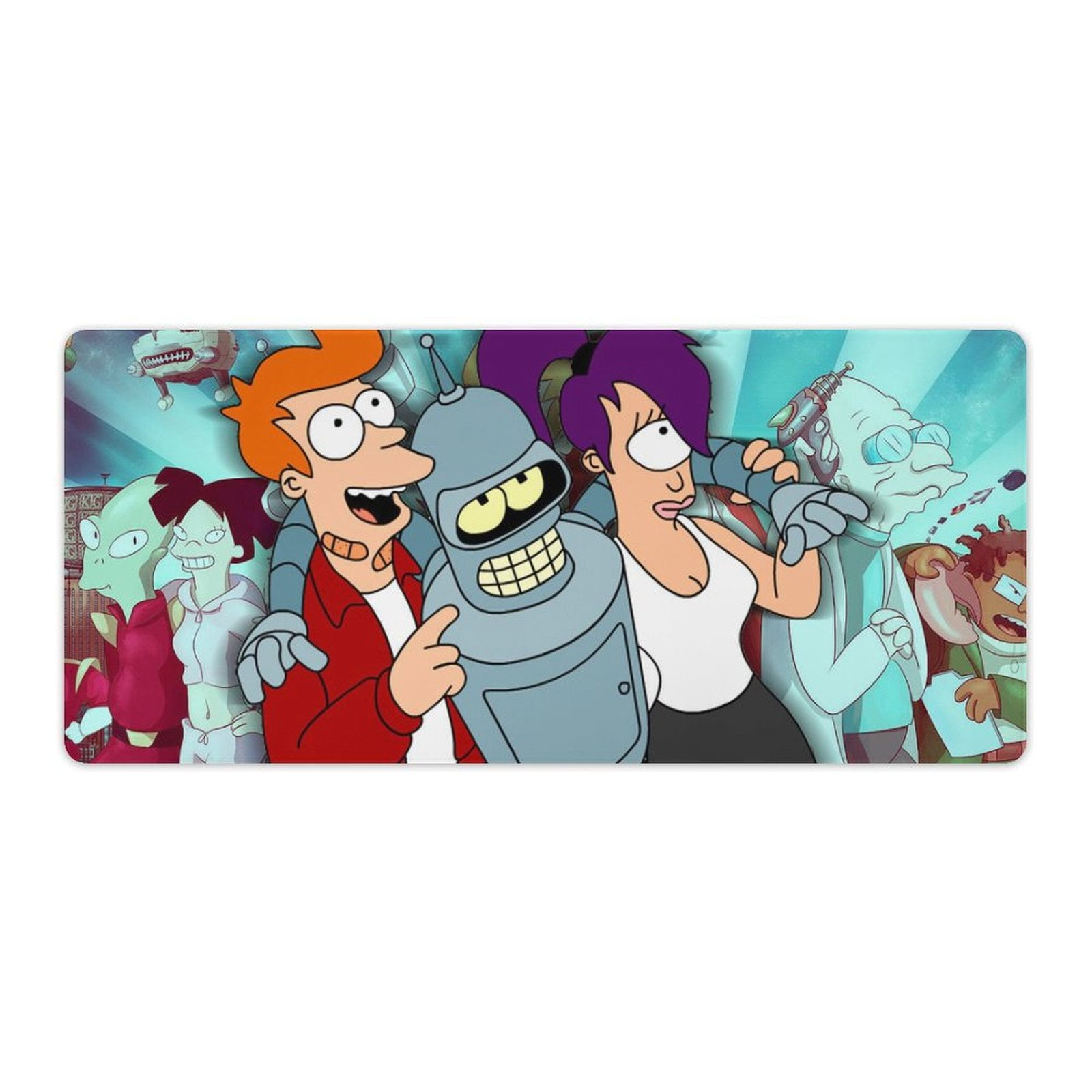 Futurama Characters Mouse Pad No-sliped Large Mousepad Extended Gaming ...