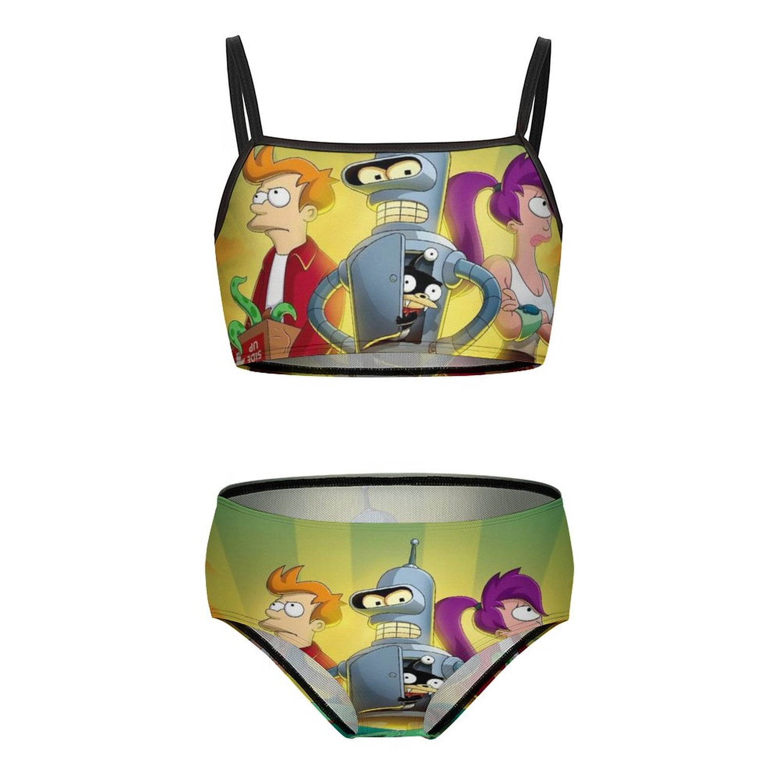 Futurama Girls Bikini Swimsuits Two-piece Beach Bathing Suit Swimwear ...
