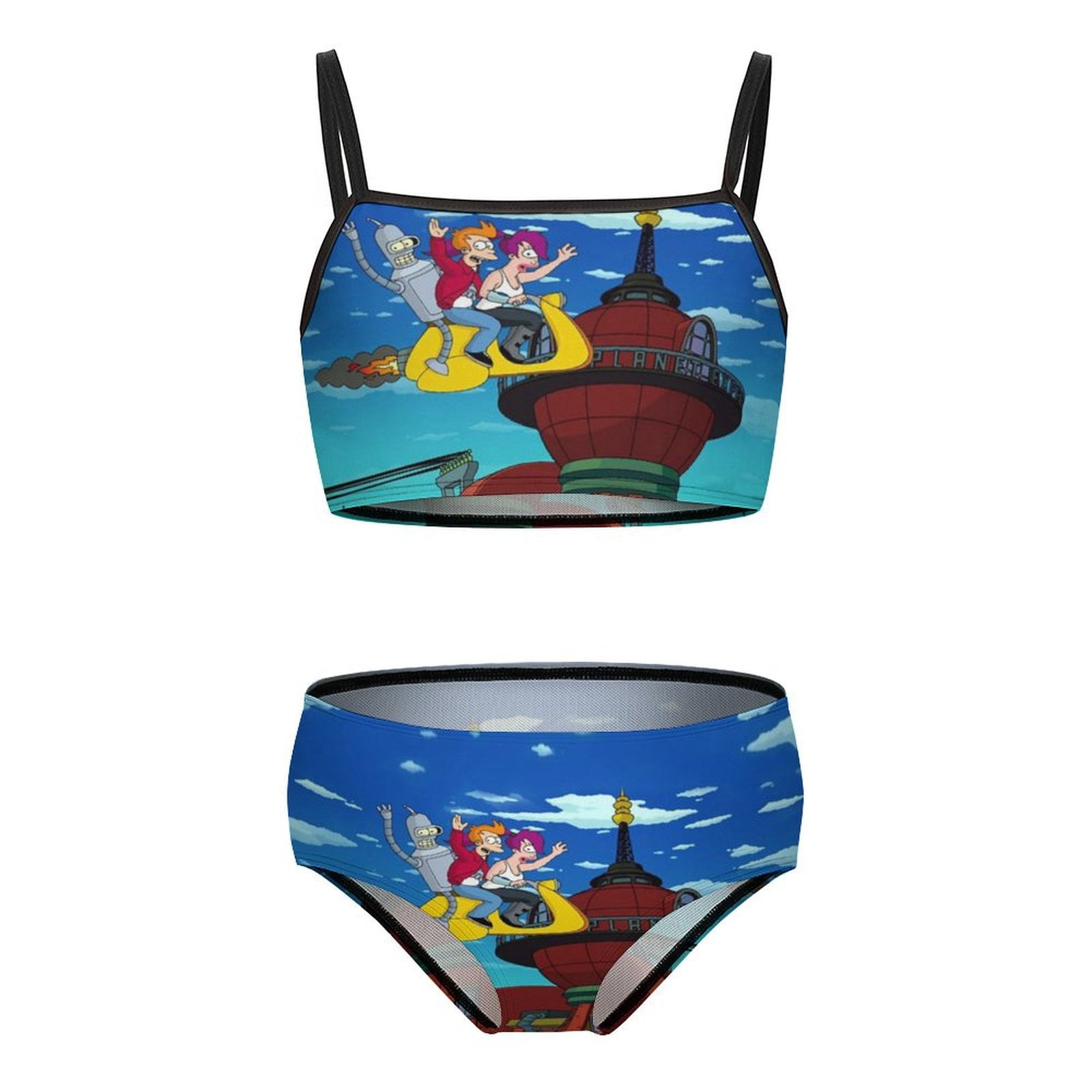 Futurama Girls Bikini Swimsuits Two-piece Beach Bathing Suit Swimwear 8 ...