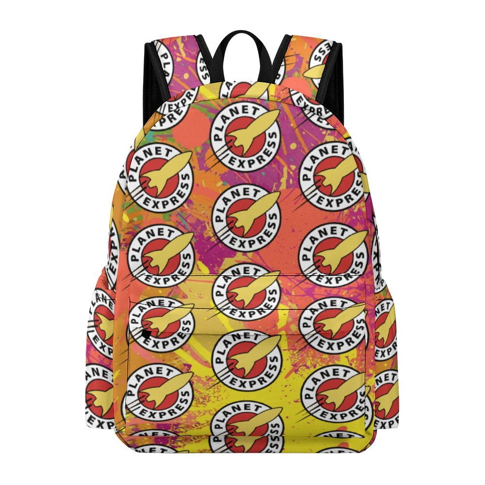 Futurama Planet Express Logo Adjustable Backpack Laptop Daypack Student School Bookbag Satchel ...