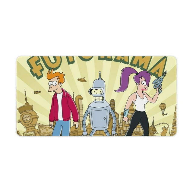 Futurama Poster Mouse Pad No-sliped Large Mousepad Extended Gaming Desk ...