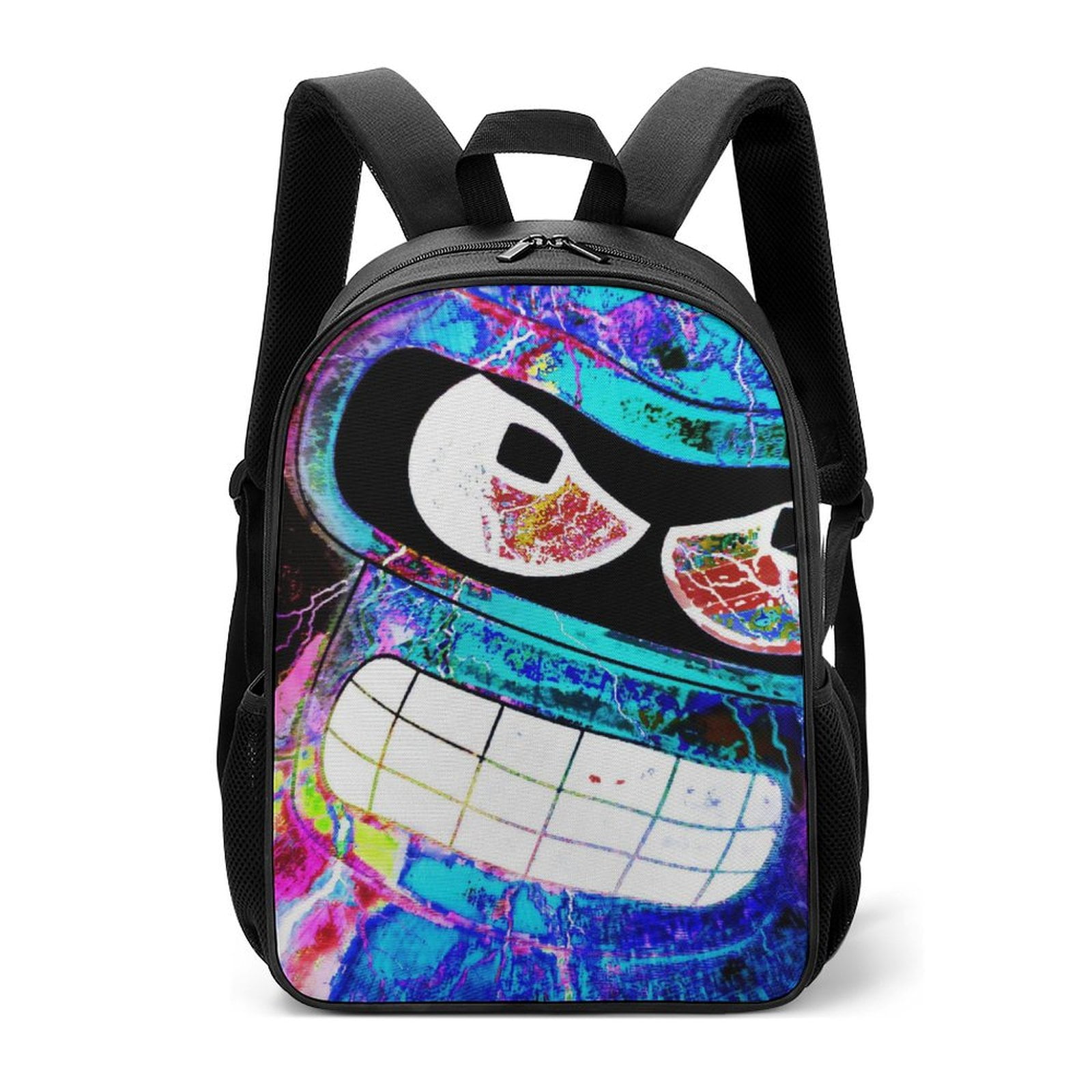 Futurama Robot Backpack School Bag Multipurpose Daypack Bookbag Satchel ...