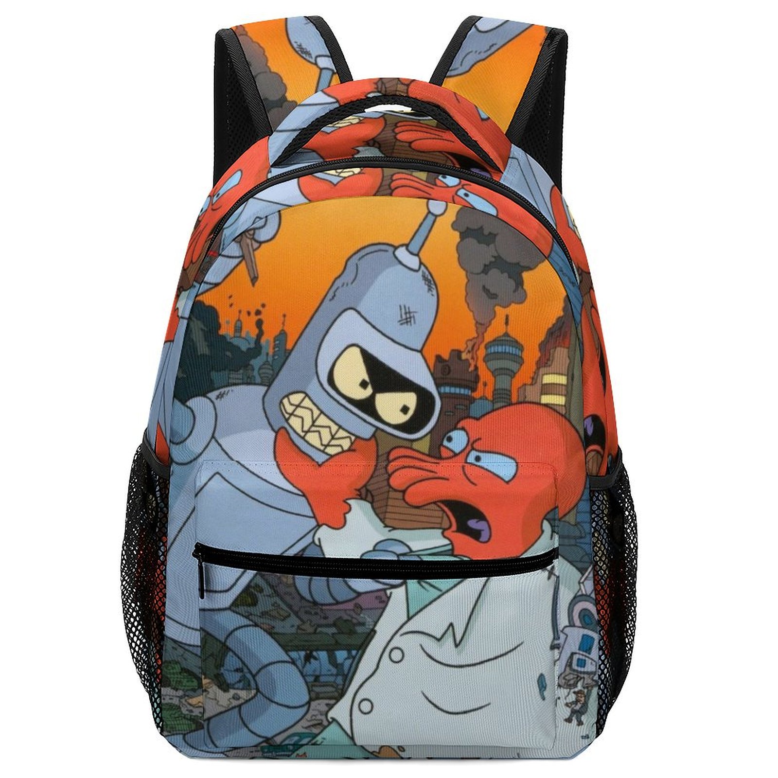 Futurama Small Backpack Cute Shoulder Bag Knapsack Casual Daypack ...