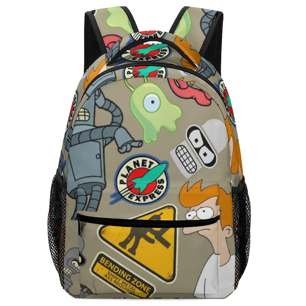 Futurama Small Backpack Cute Shoulder Bag Knapsack Casual Daypack ...