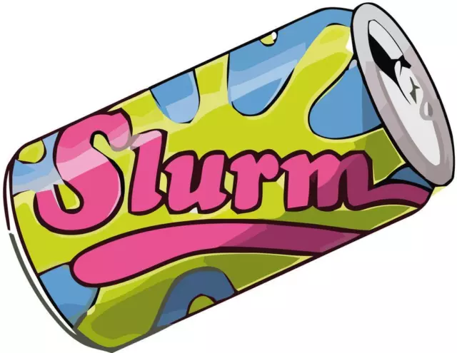 Futurama Sticker Slurm Phone Decal Water Bottle Stickers Car Decals ...