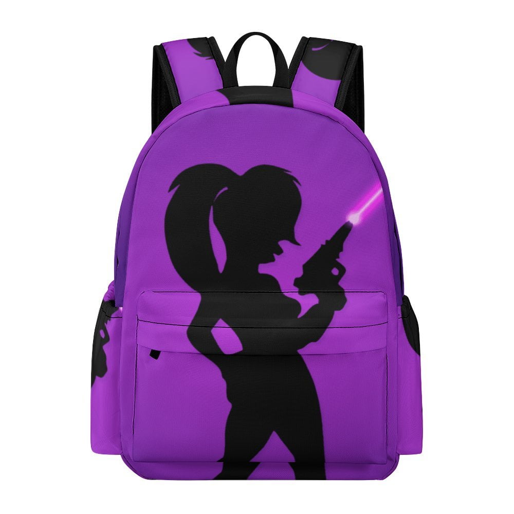 Futurama Turanga Leela Adjustable Backpack Laptop Daypack Student School Bookbag Satchel Half ...
