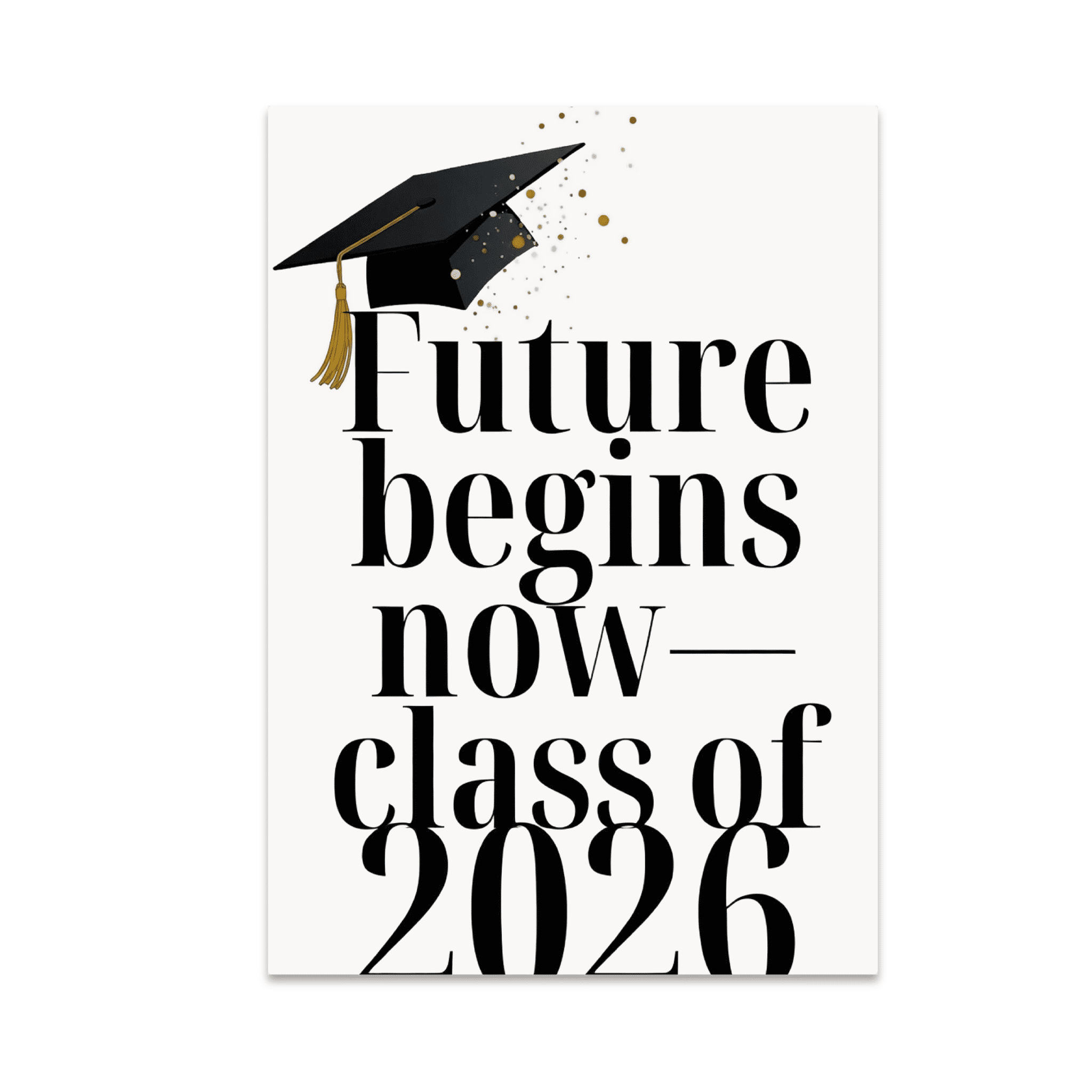 Future Begins Now Class of 2026 Wall Art - Graduation Decor - 13x19 ...