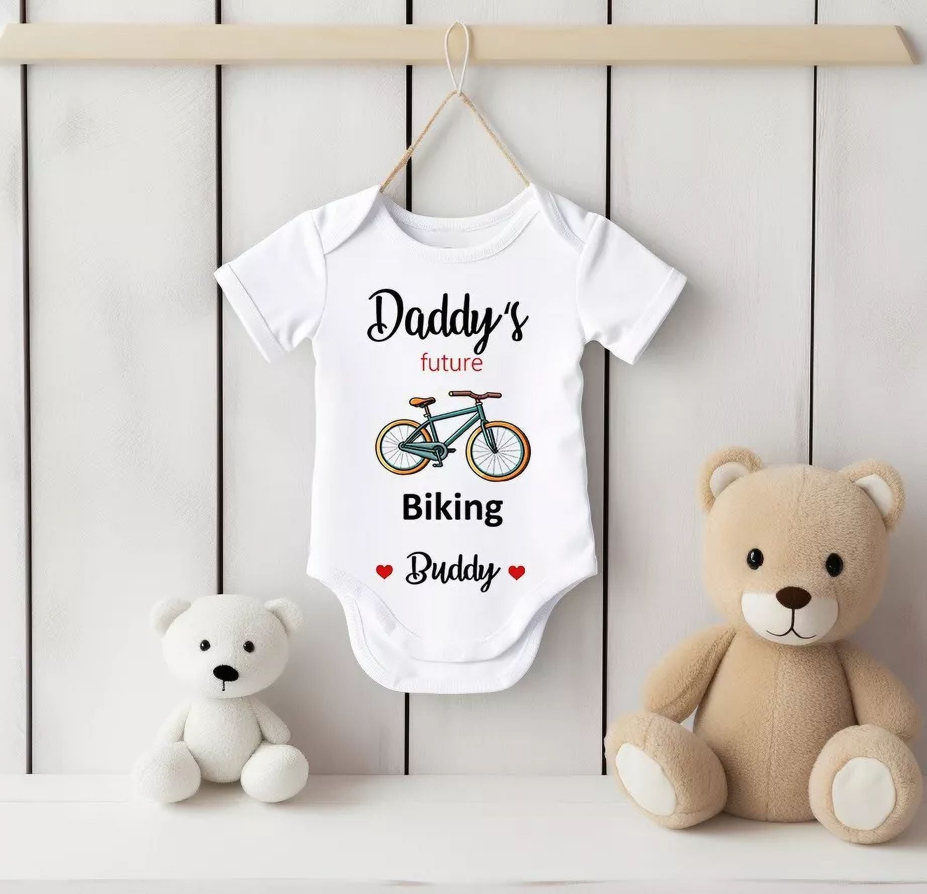 Future Biker Baby Bodysuit Cycling Infant Romper Cute Bike Rider Kid T-Shirt 676 Cute And Cool ...