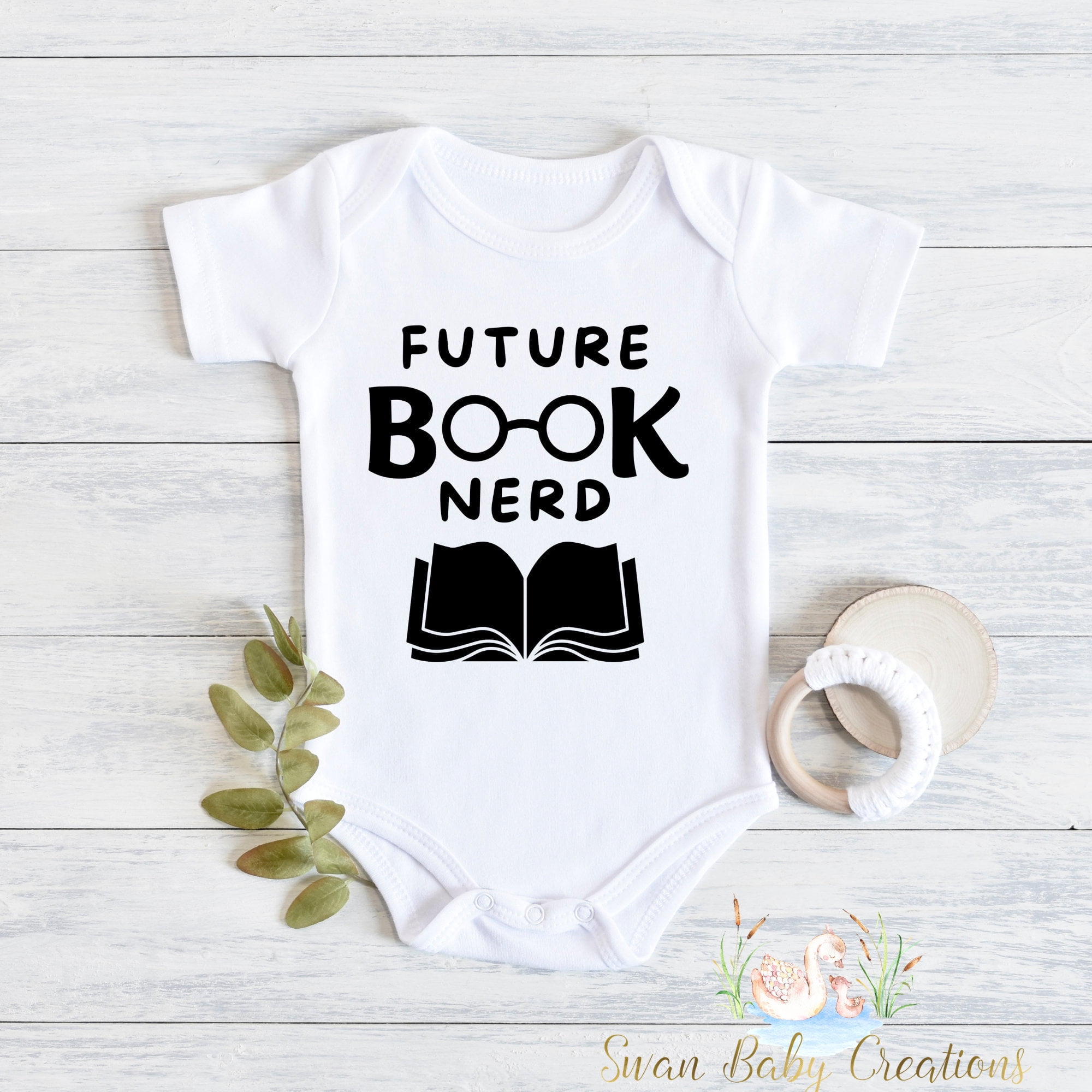 Future Book Nerd , Cute Baby , Book Club Baby, Nerd , Bookworm, Smart ...