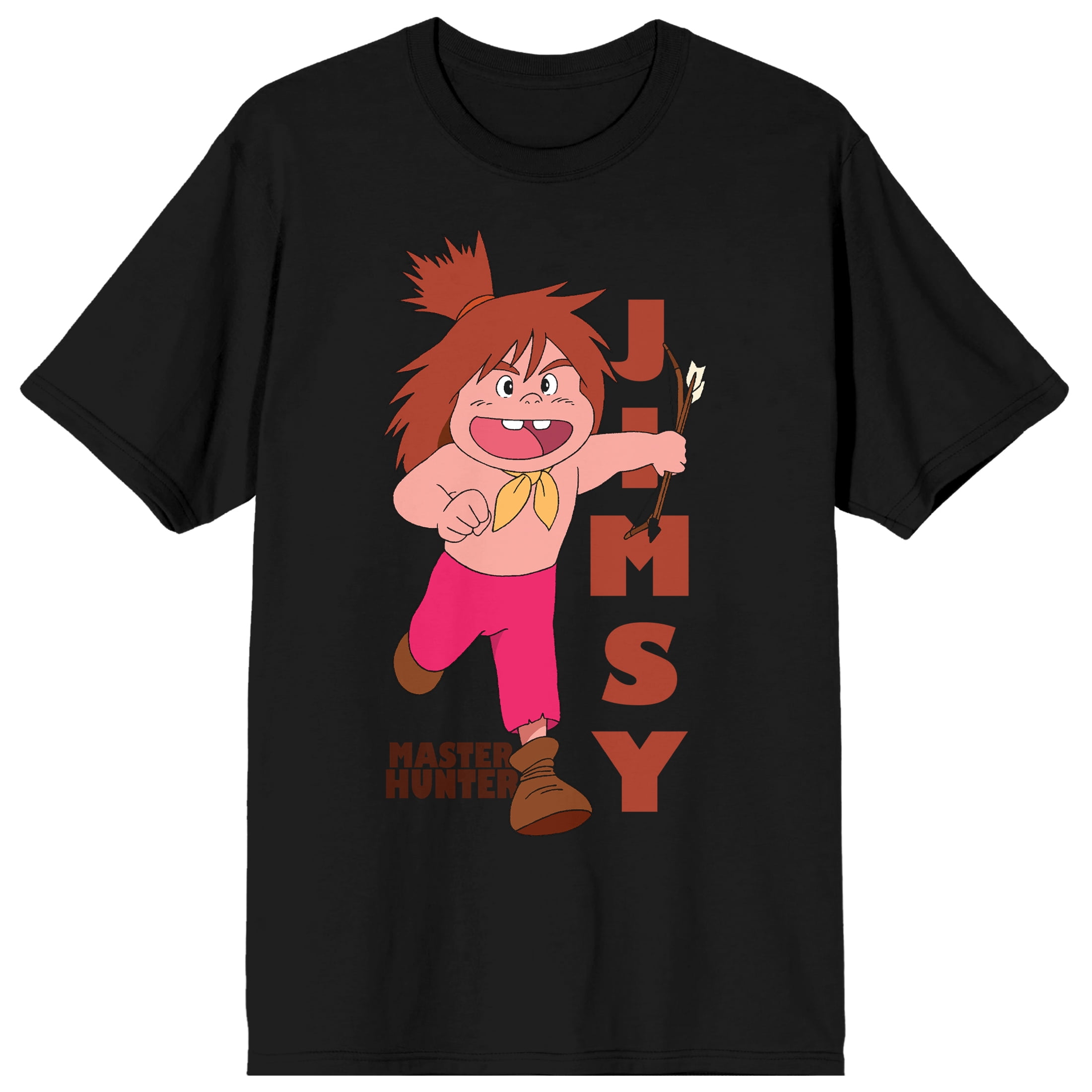 Future Boy Conan Master Hunter Jimsy Crew Neck Short Sleeve Men's Black T-shirt-Large - Walmart.com