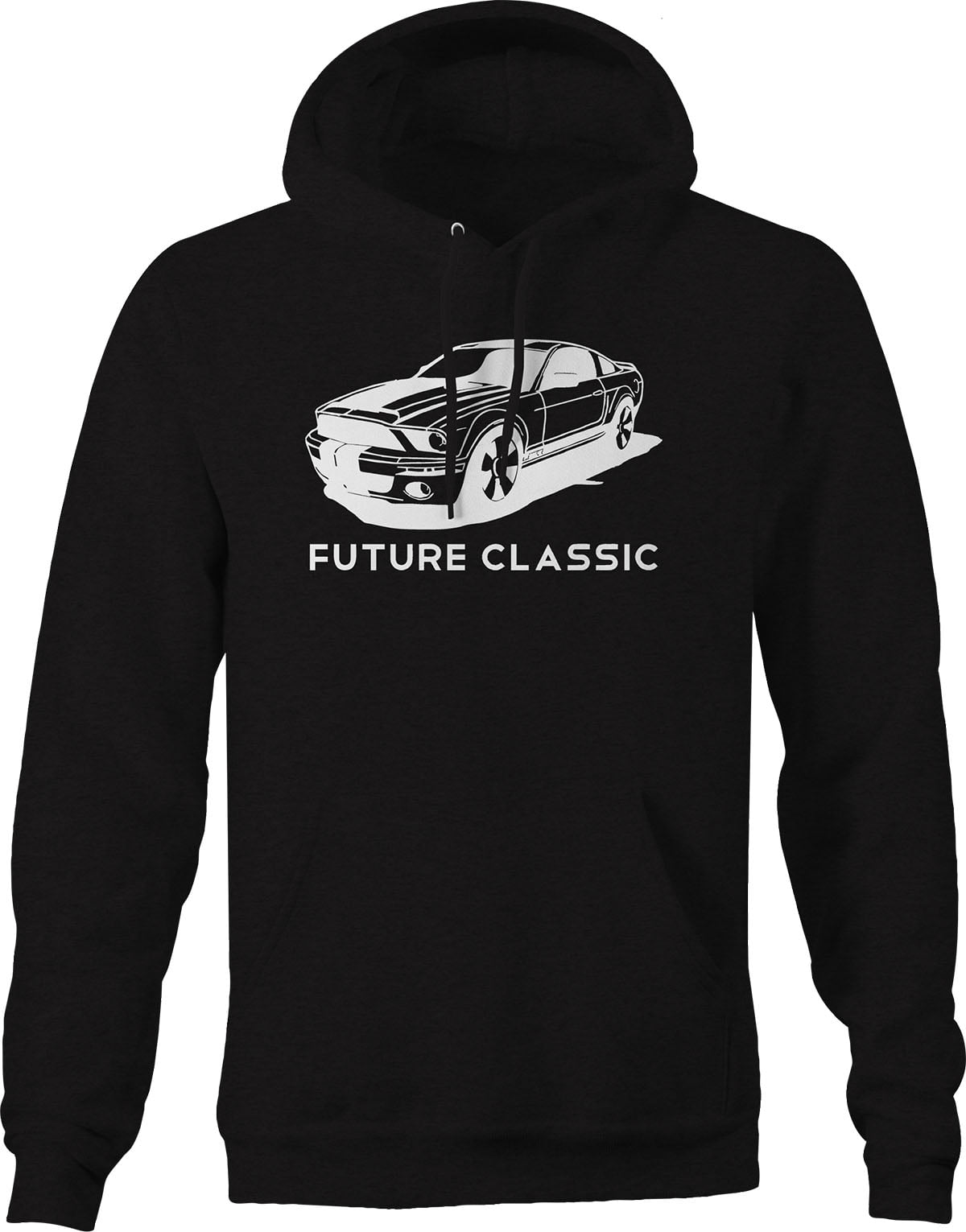 Future Classic American Muscle Car Racing Hoodie for Big Men 3XL Black ...