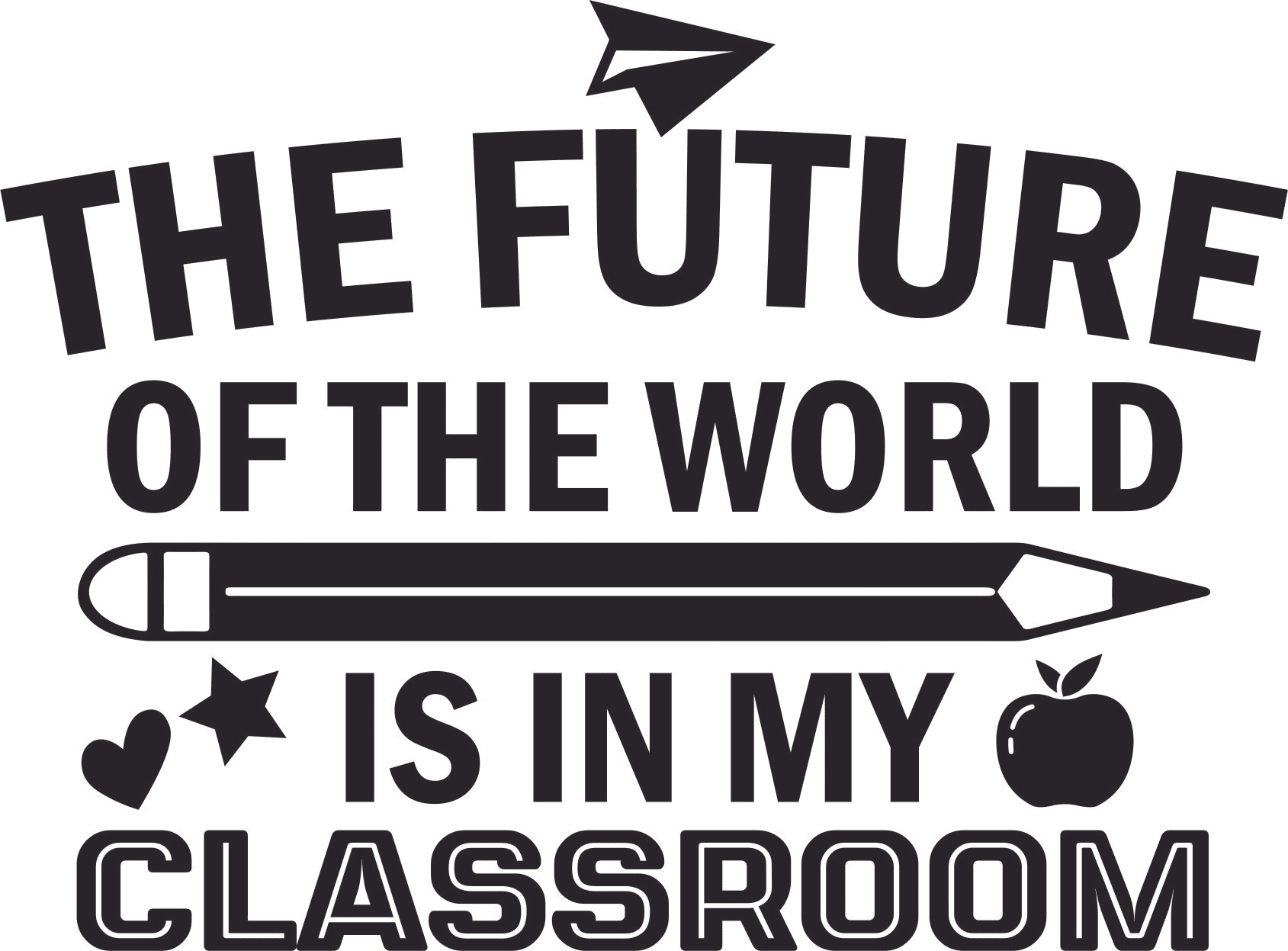 The Future Is In My Classroom Student Teacher School Learning Mantra ...