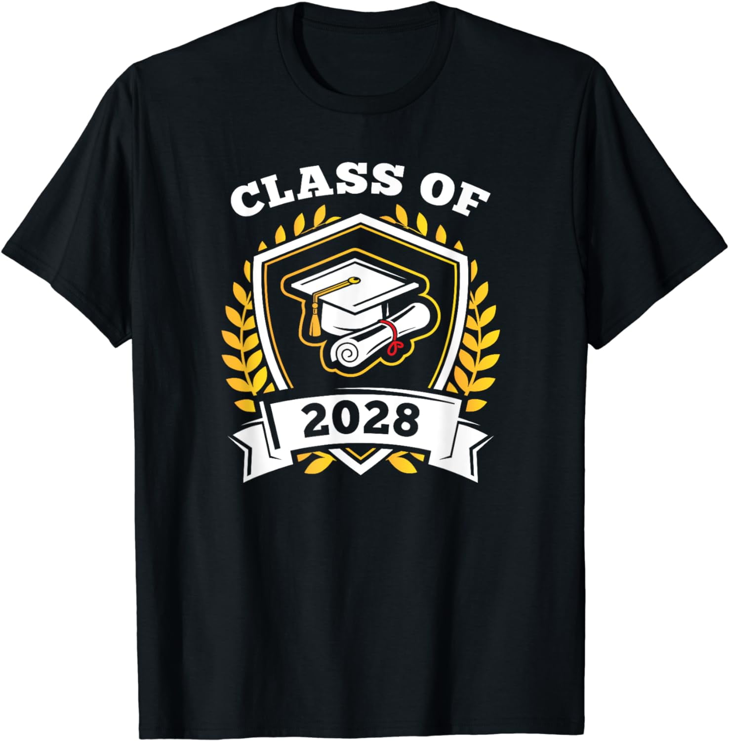 Future College Student University Graduate Class of 2028 T-Shirt ...