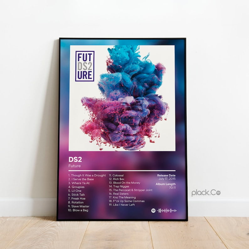Future - DS2 - Custom Album Cover - Future Rapper Poster - Dirty Sprite ...