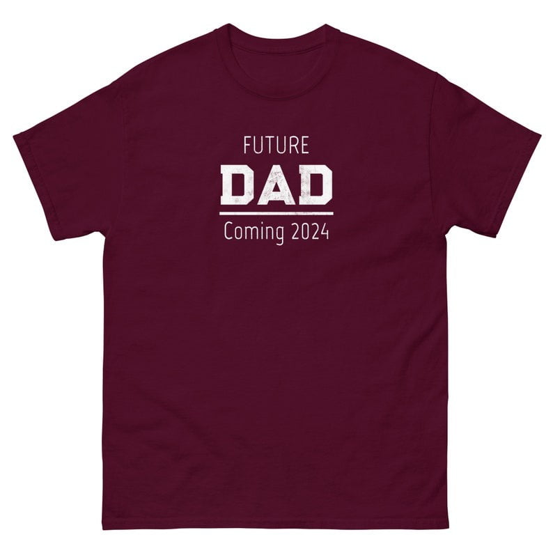 Future Dad 2024 T-Shirt, Baby Announcement for New Daddy, Father's Day ...