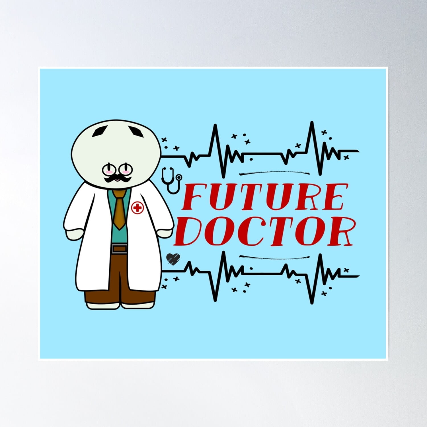 Future Doctor (Mc : Light) Poster Wall Art, Modern Wall Decor, 16x24 ...