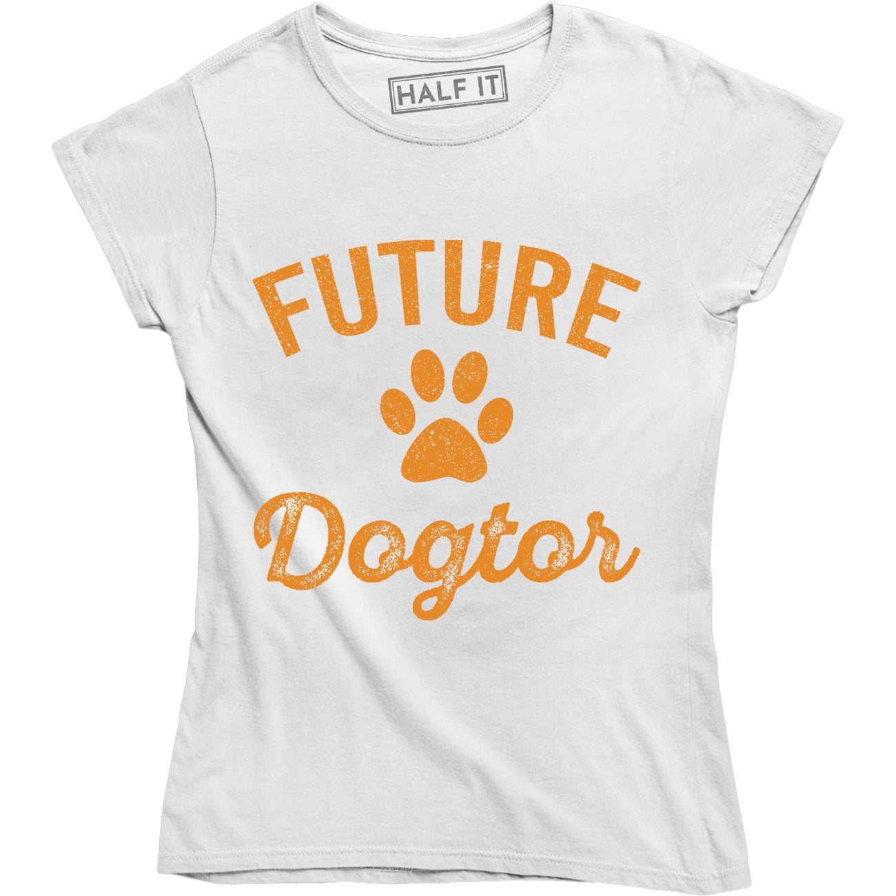 Future Dogtor Vet Student Funny Veterinarian Dog Lover Women's T-Shirt ...