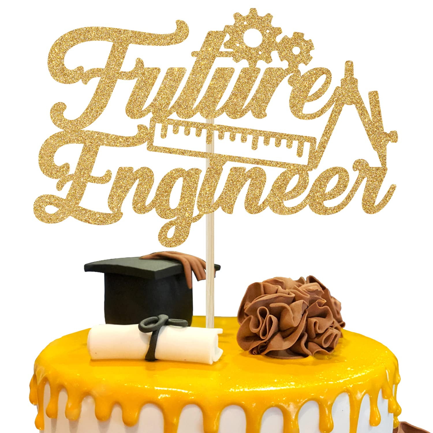 Future Engineer Cake Topper - Congrats RST1 Engineer/Look at You ...