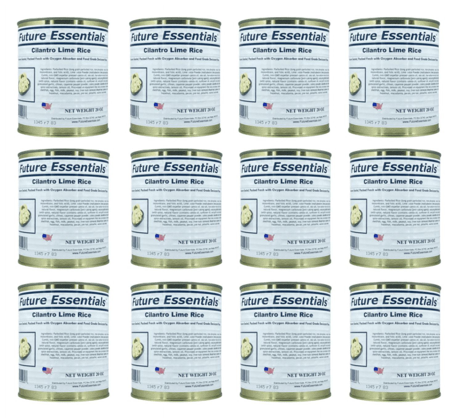 Future Essentials 10+ Years Shelf Life Survival Meals - Freeze Dried ...