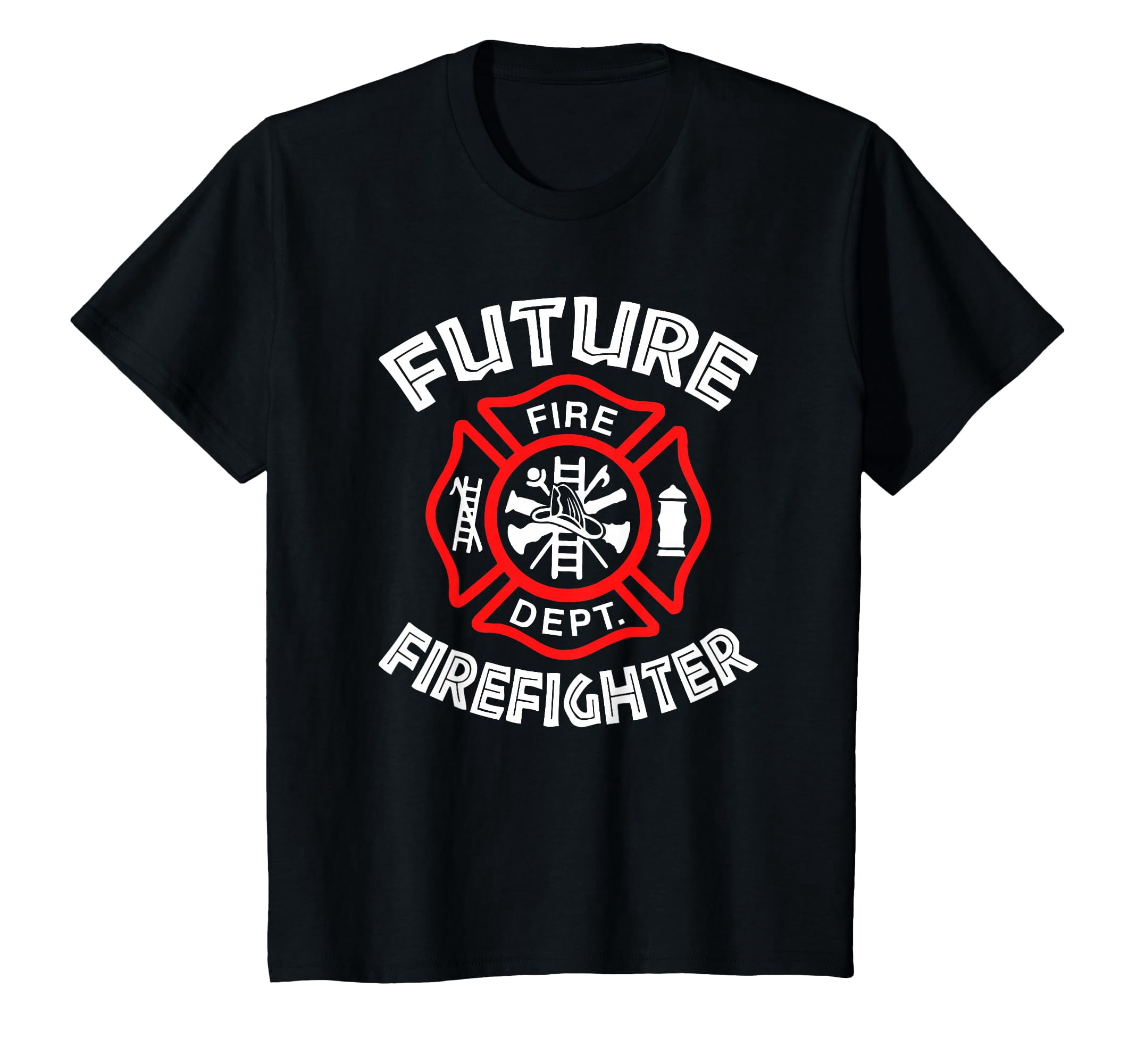 Future Firefighter Badge Design T-Shirt for Aspiring Heroes - Walmart.com