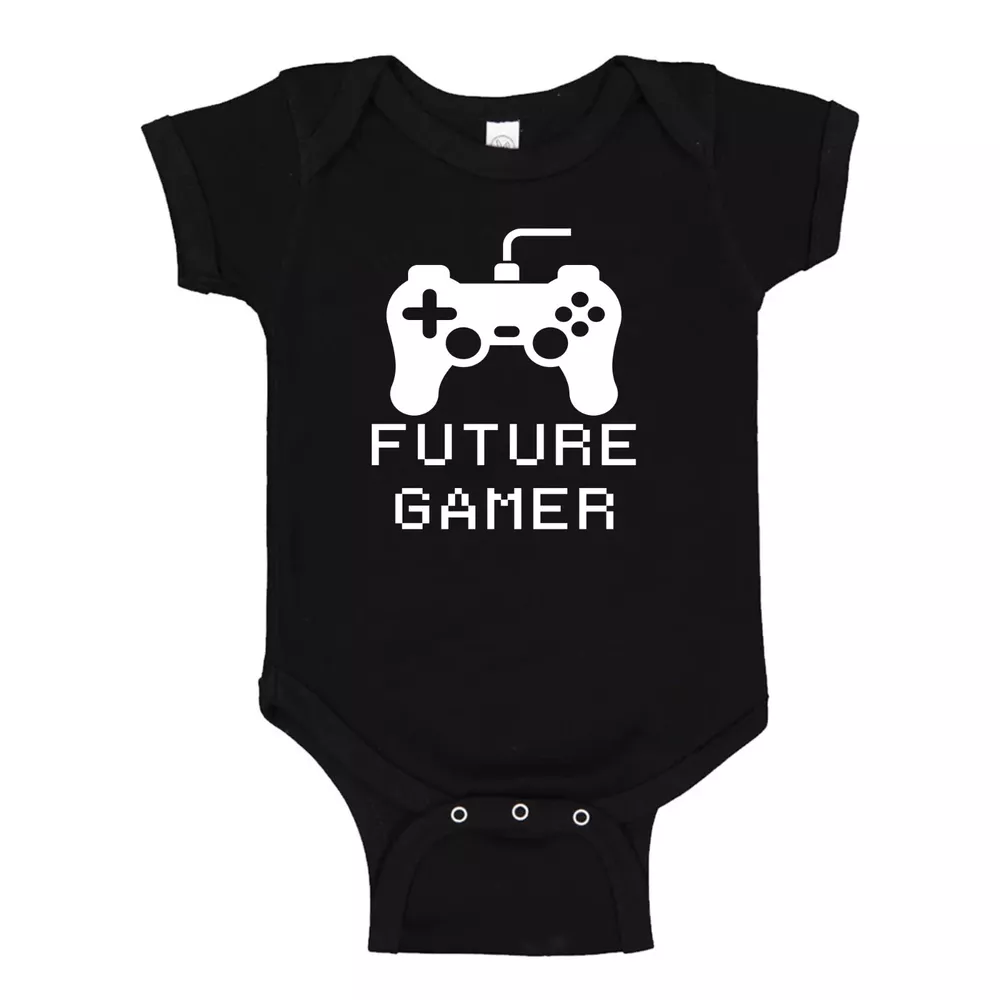 Future Gamer Father'S Day Funny Gamer Unisex Gift Baby Bodysuit Cute ...