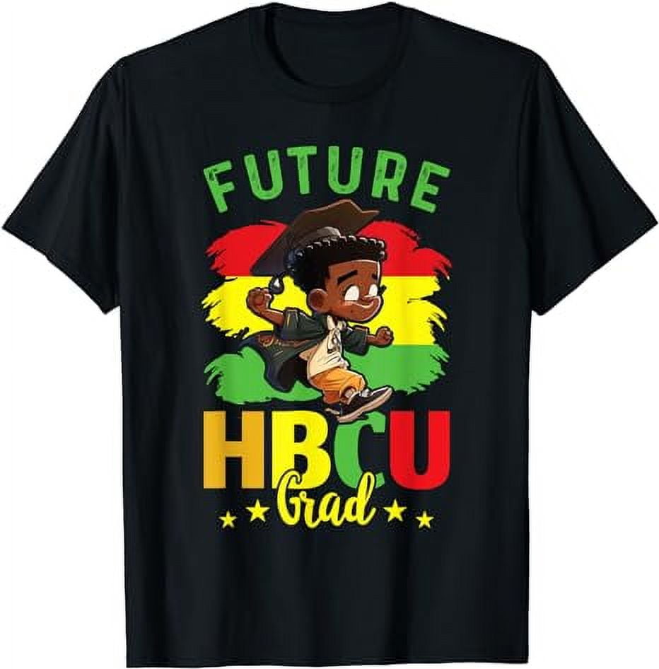 Future HBCU Grad History Black College Youth Black Boy T-Shirt ...