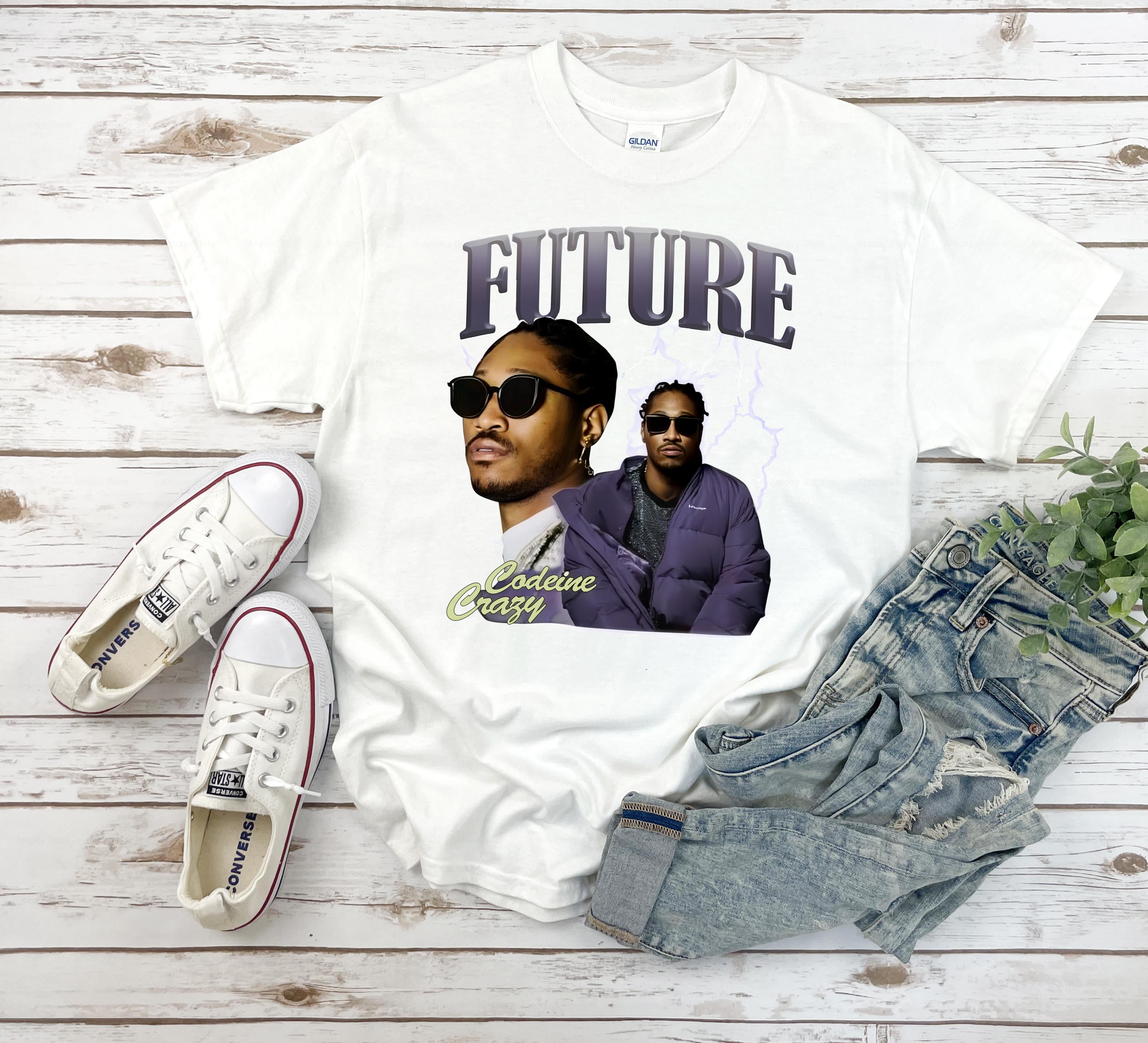 Future Hendrix Vintage 90s Style Bootleg Rap Hip Hop T-Shirt unisex up ...