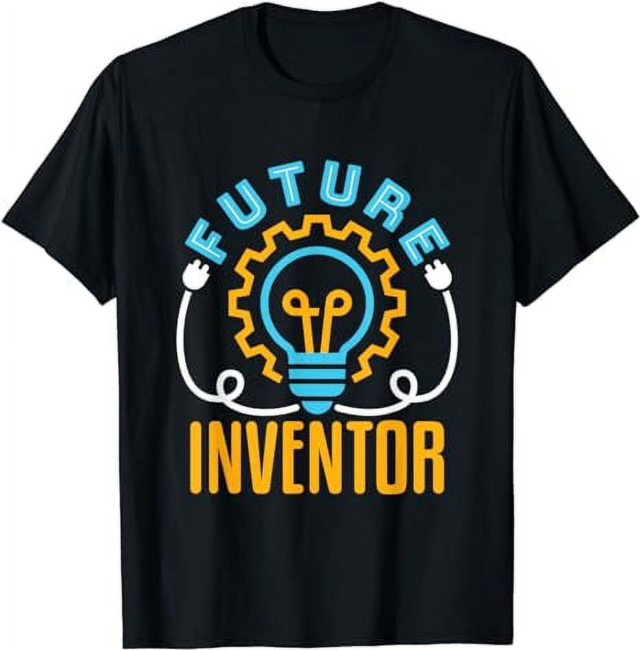 Future Inventor Inventing Innovator Creator Kids Lightbulb T-Shirt ...