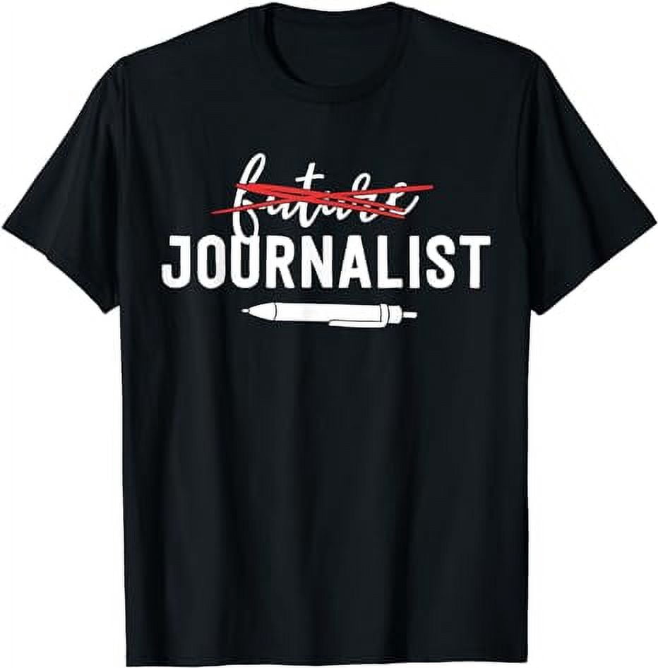 Future Journalist Shirt Journalism Major Gift Graduation T-Shirt ...