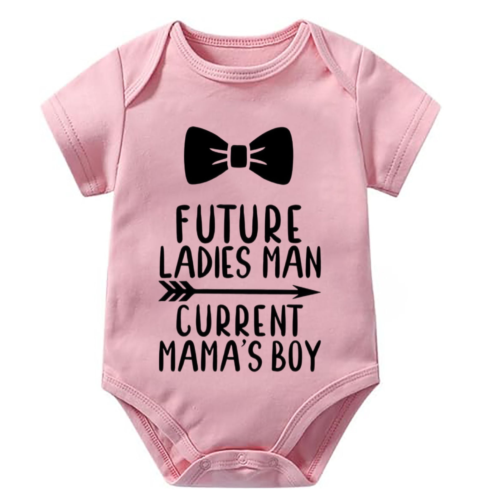 Future Ladies Man Current Mamas Boy Babys First Outfit Hospital Girl ...