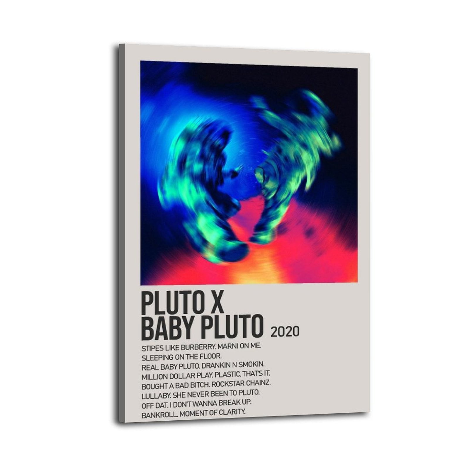 Future & Lil Uzi Vert Pluto × Baby Pluto Poster Decoration Vibrant High-end Wall Posters Retro ...