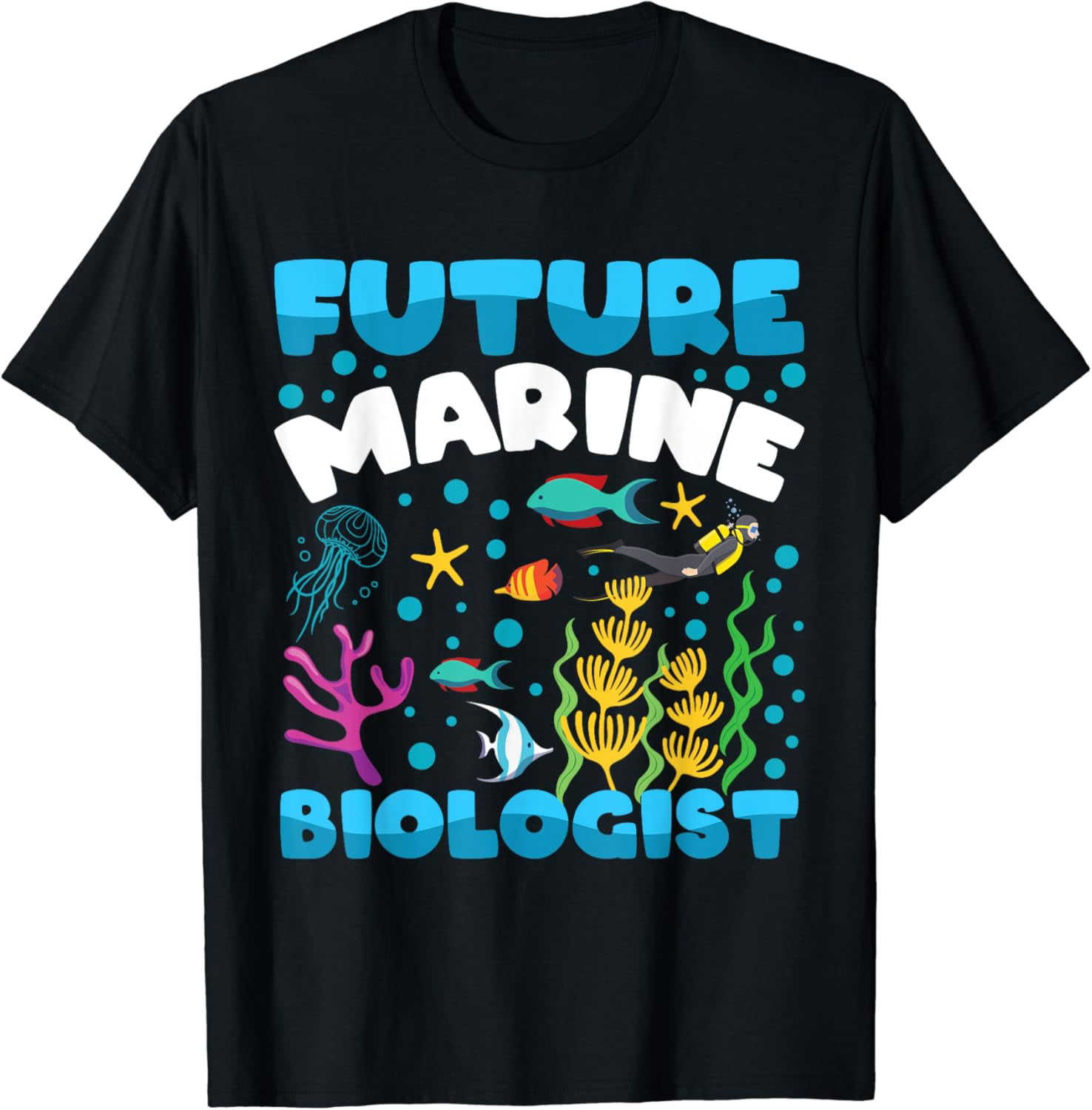Future Marine Biologist Cute Ocean Student Biology T-Shirt - Walmart.com