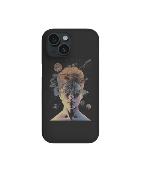 Future Memories Skeleton Head Time Travel Phone Case for iPhone 16 15 ...